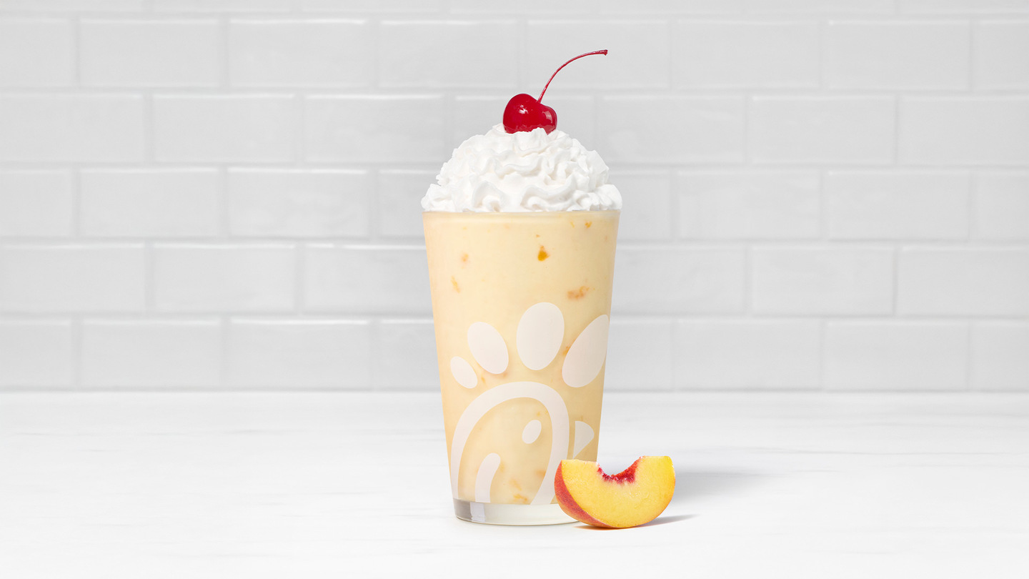 Chick-fil-A Peach Milkshake Returns and Debuts Peach Frosted Lemonade | Chick-fil-A